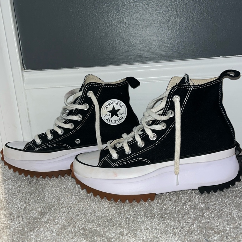 Run Star Hike Canvas Platform Converse - Gem